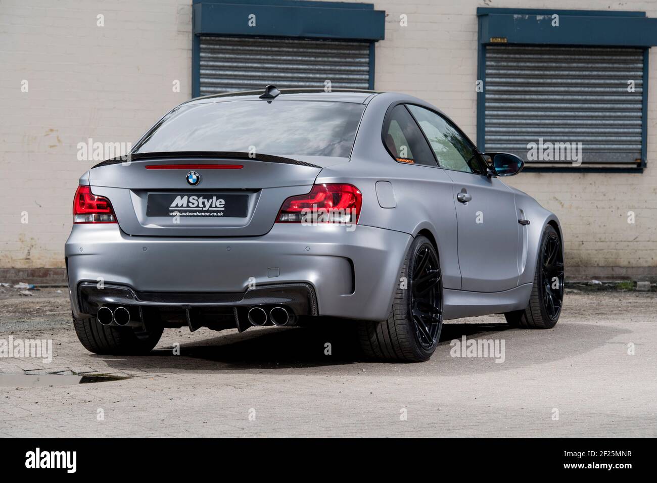 BMW M135i compact rear wheel drive performance car with modifications ...