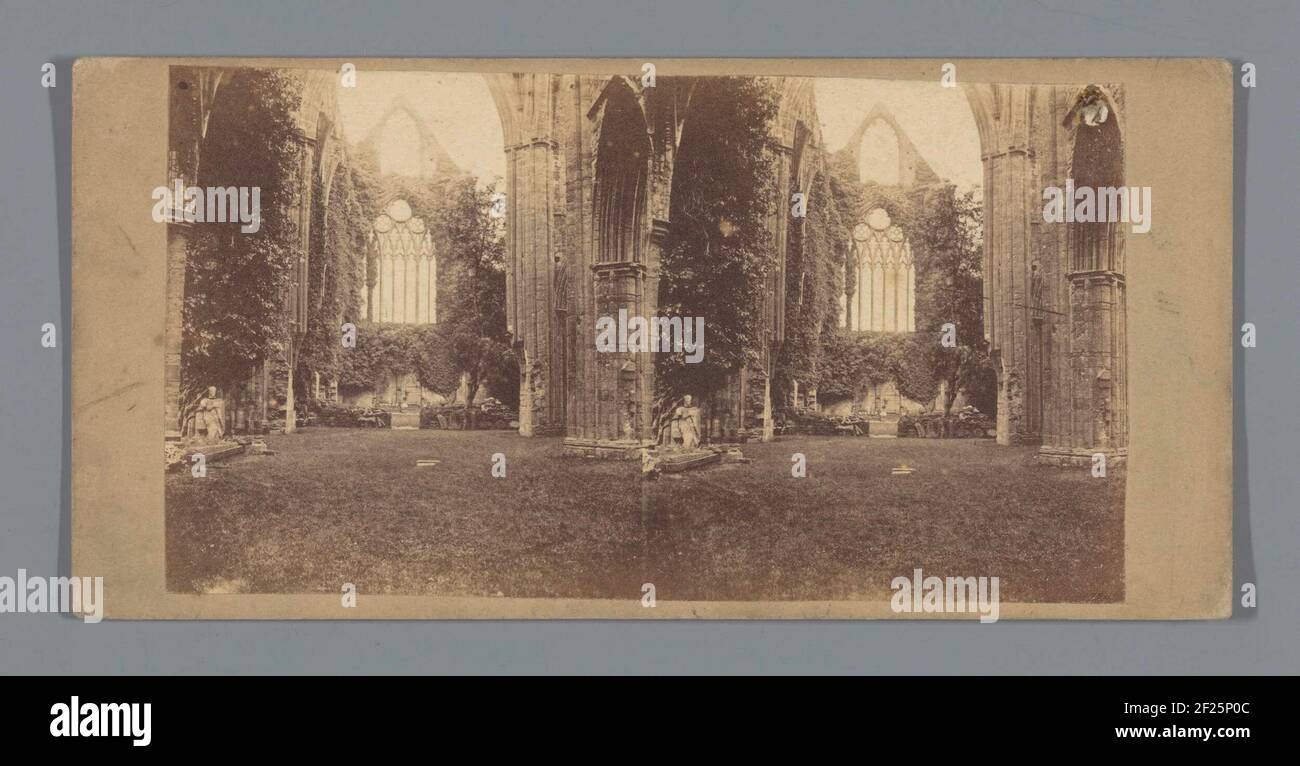 Interior ruin tintern abbey hi-res stock photography and images - Alamy