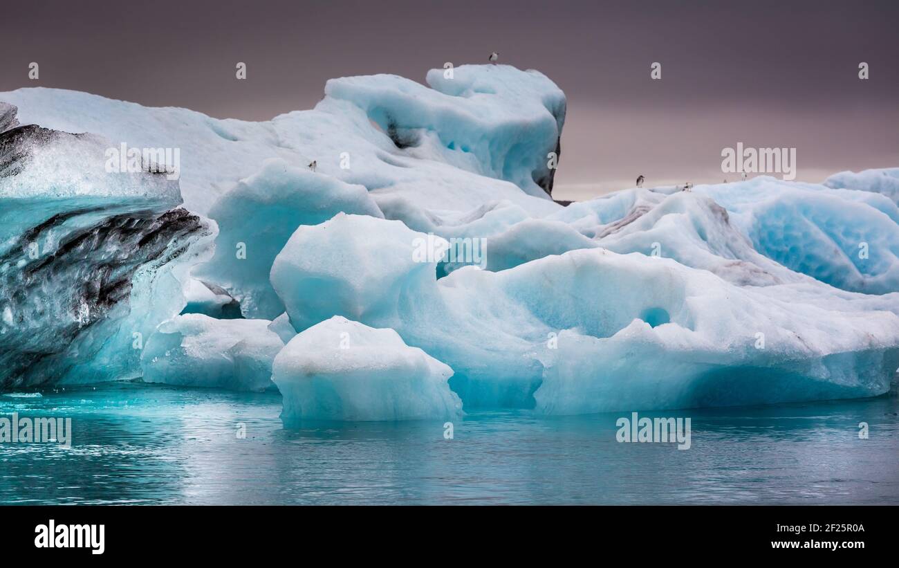 Beautiful icebergs in Iceland Stock Photo - Alamy