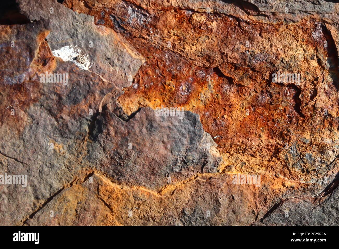 Red Corrosion on Iron Metal Stock Photo - Alamy