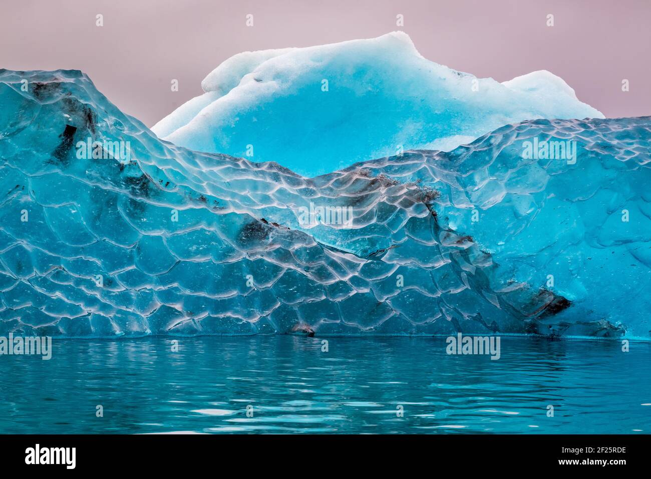 Blue iceberg in cold lake, Iceland Stock Photo - Alamy