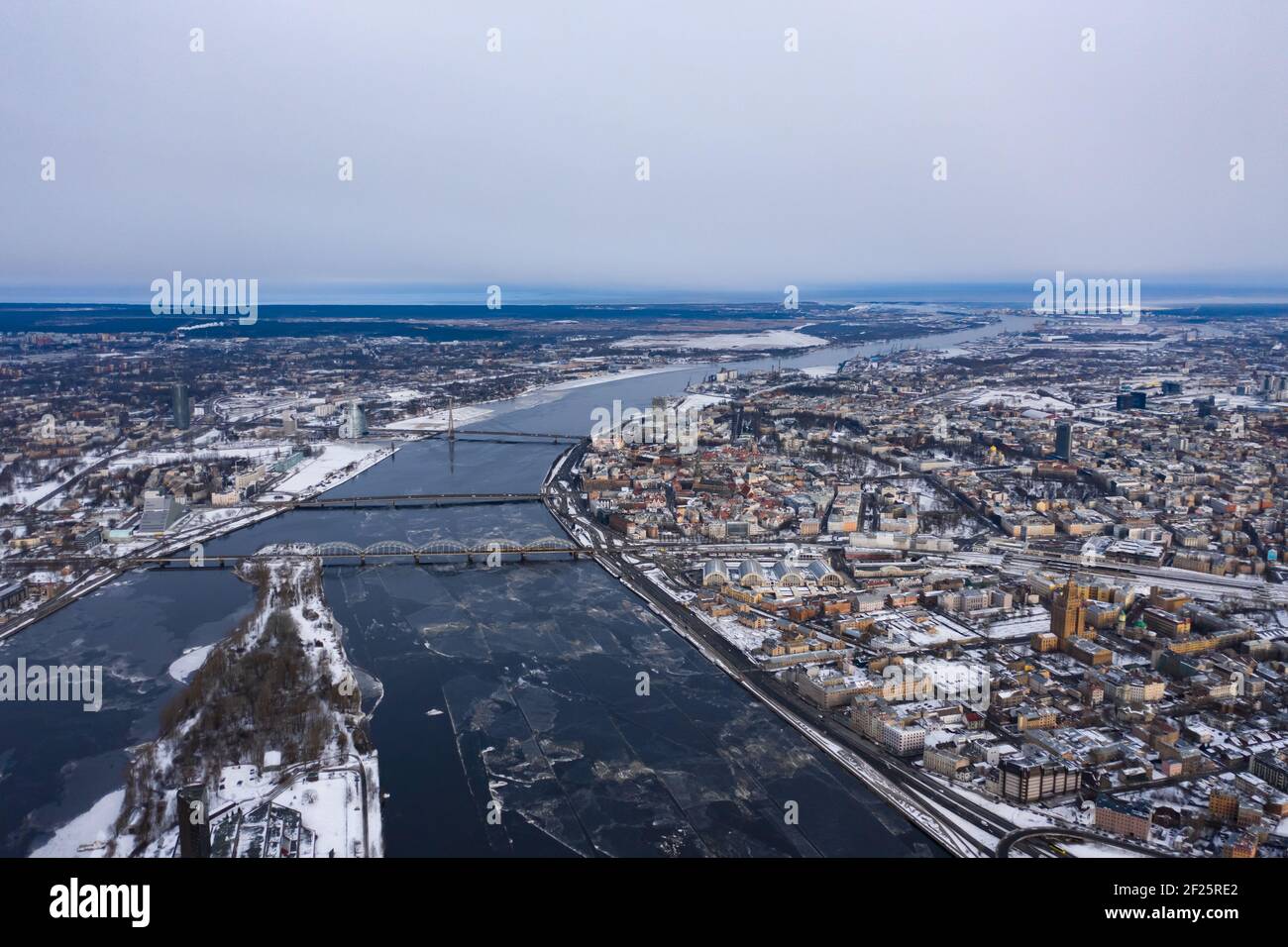 aerial view over the city Stock Photo - Alamy