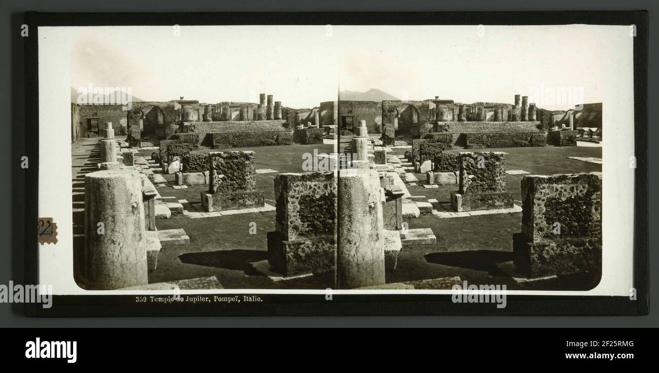 Temple of Jupiter, Pompei, Italy Stock Photo - Alamy