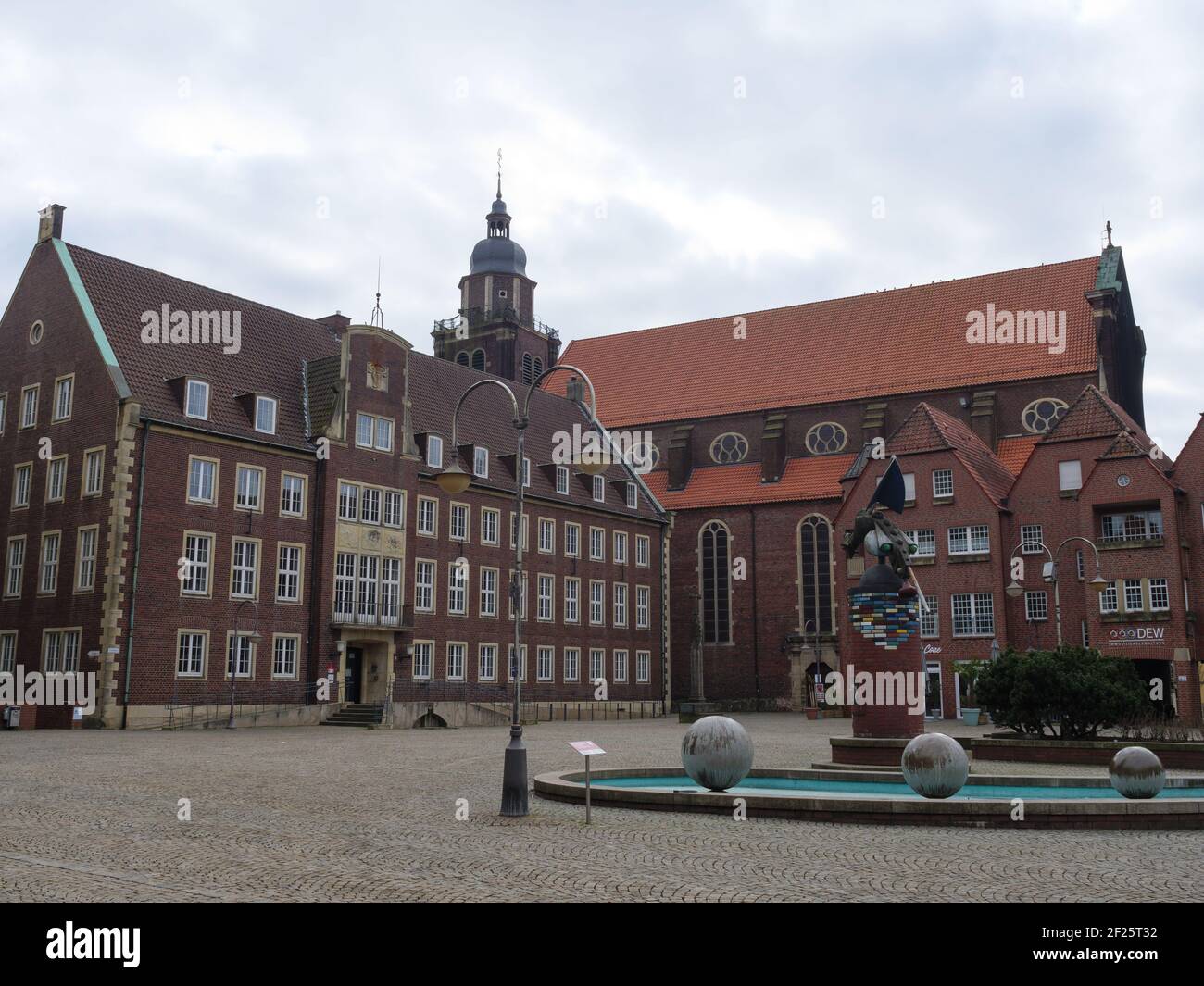 the city of coesfeld in the german westphalia Stock Photo - Alamy
