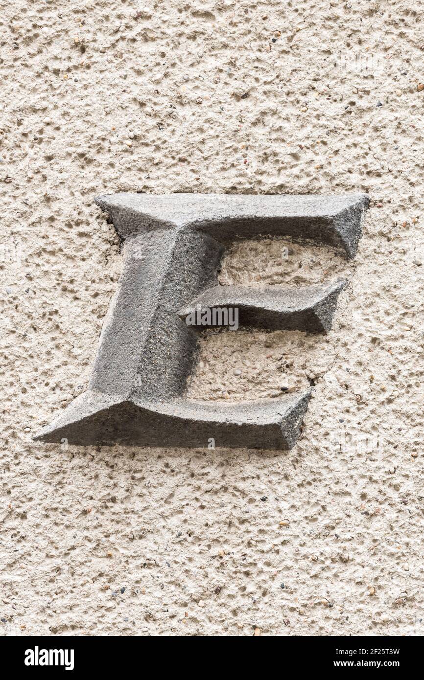 Large letter e hi-res stock photography and images - Alamy