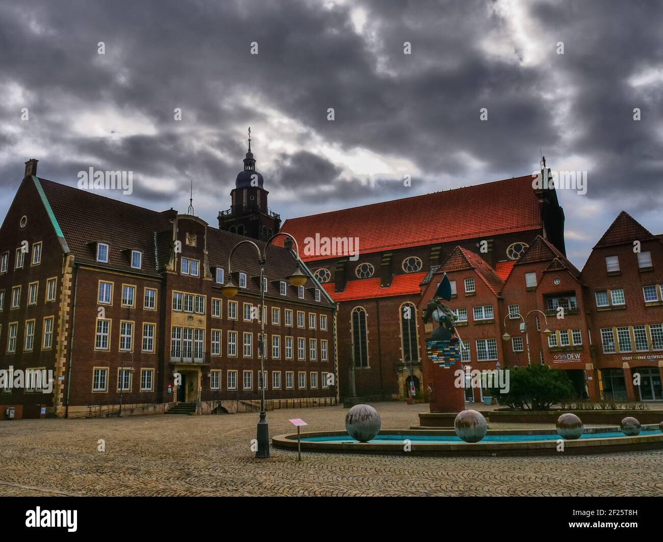 the city of coesfeld in the german westphalia Stock Photo - Alamy
