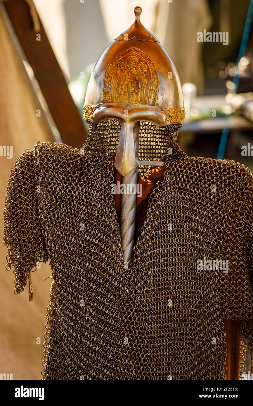 Viking chainmail armor armour hi-res stock photography and images - Alamy
