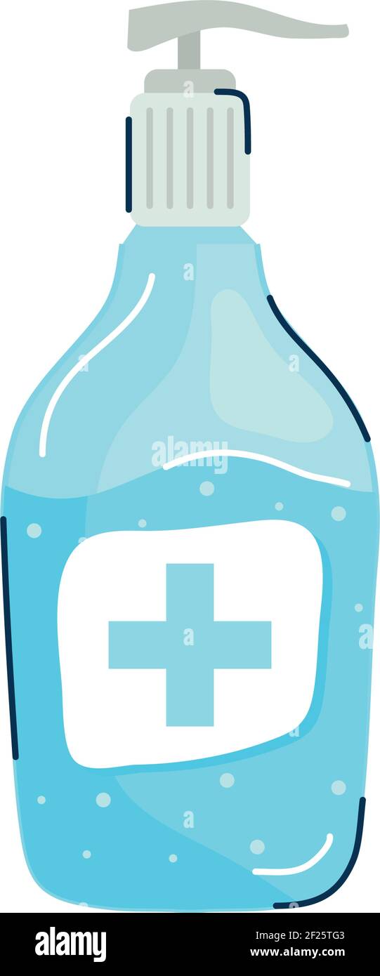 antibacterial soap bottle Stock Vector Image & Art - Alamy