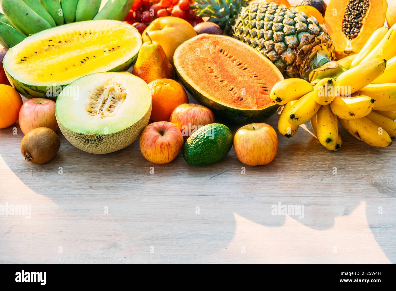Mixed summer fruits vegetables hi-res stock photography and images - Alamy