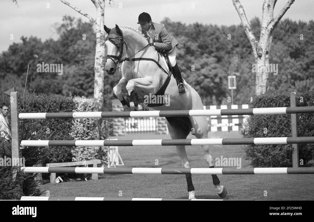 European Championships, Hickstead August 1999 Willi Melliger (SUI ...
