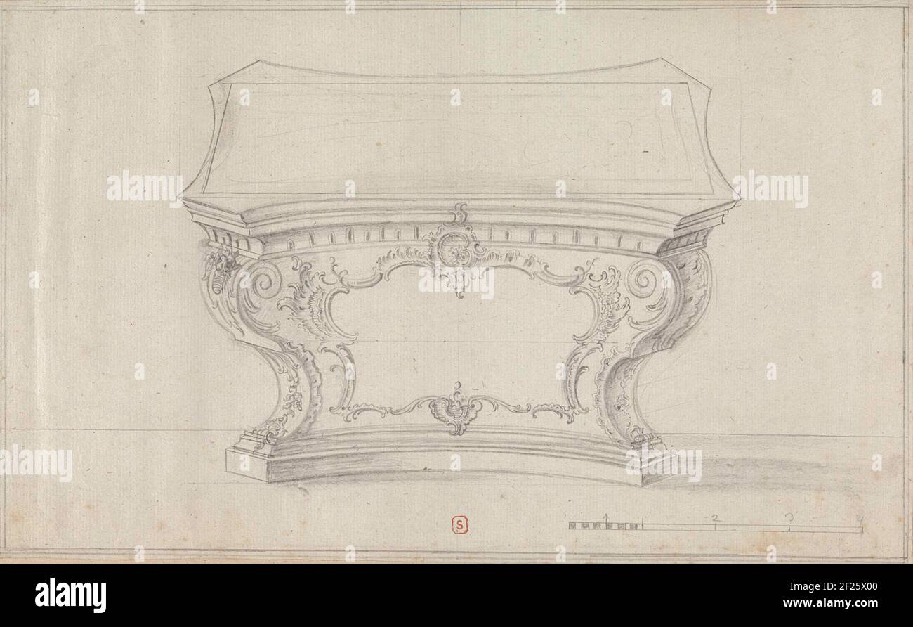 Design for an altar table Stock Photo - Alamy