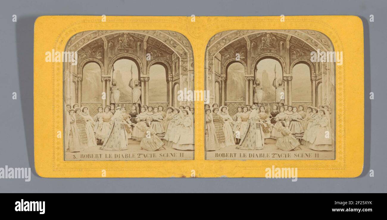 Robert le Diable, 2me acte, scene II Stock Photo - Alamy