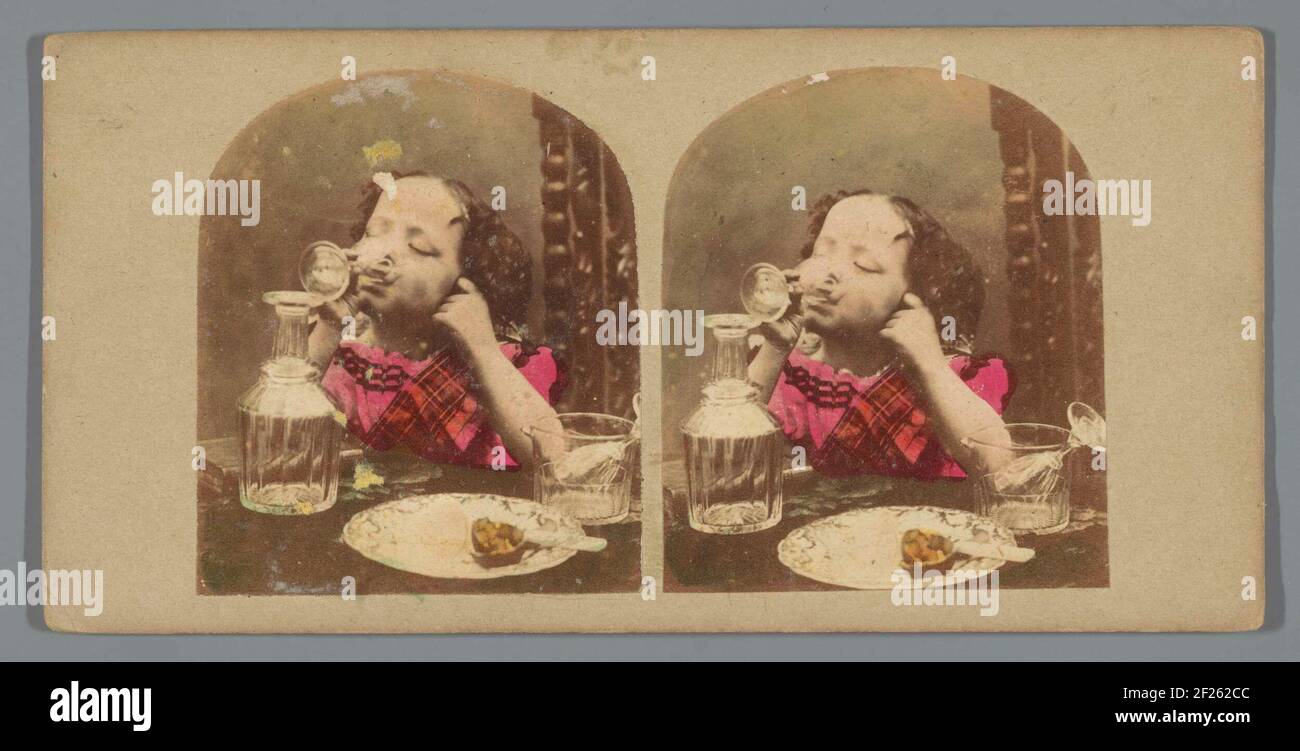 Bubble blush child Stock Photo - Alamy