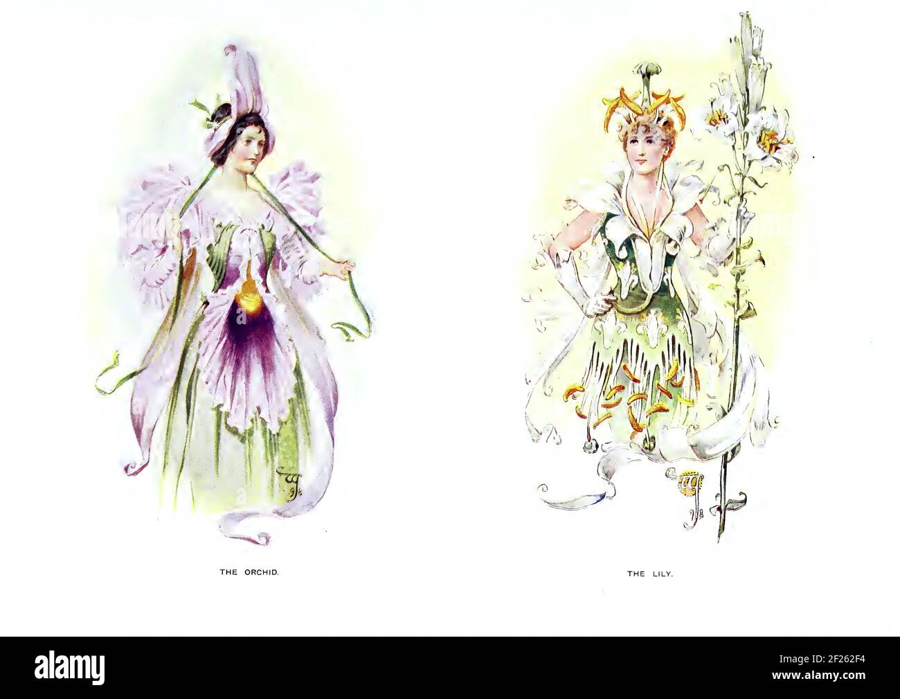 Charles William Pitcher also known as Wilhelm flower fairy folk artwork ...