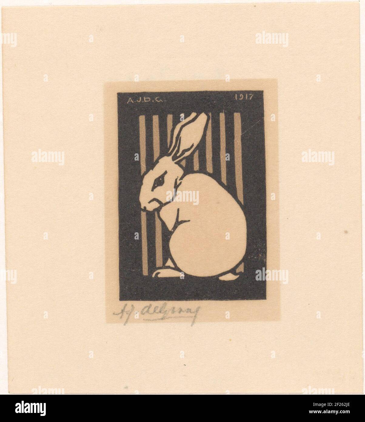 Sitting rabbit Stock Photo - Alamy