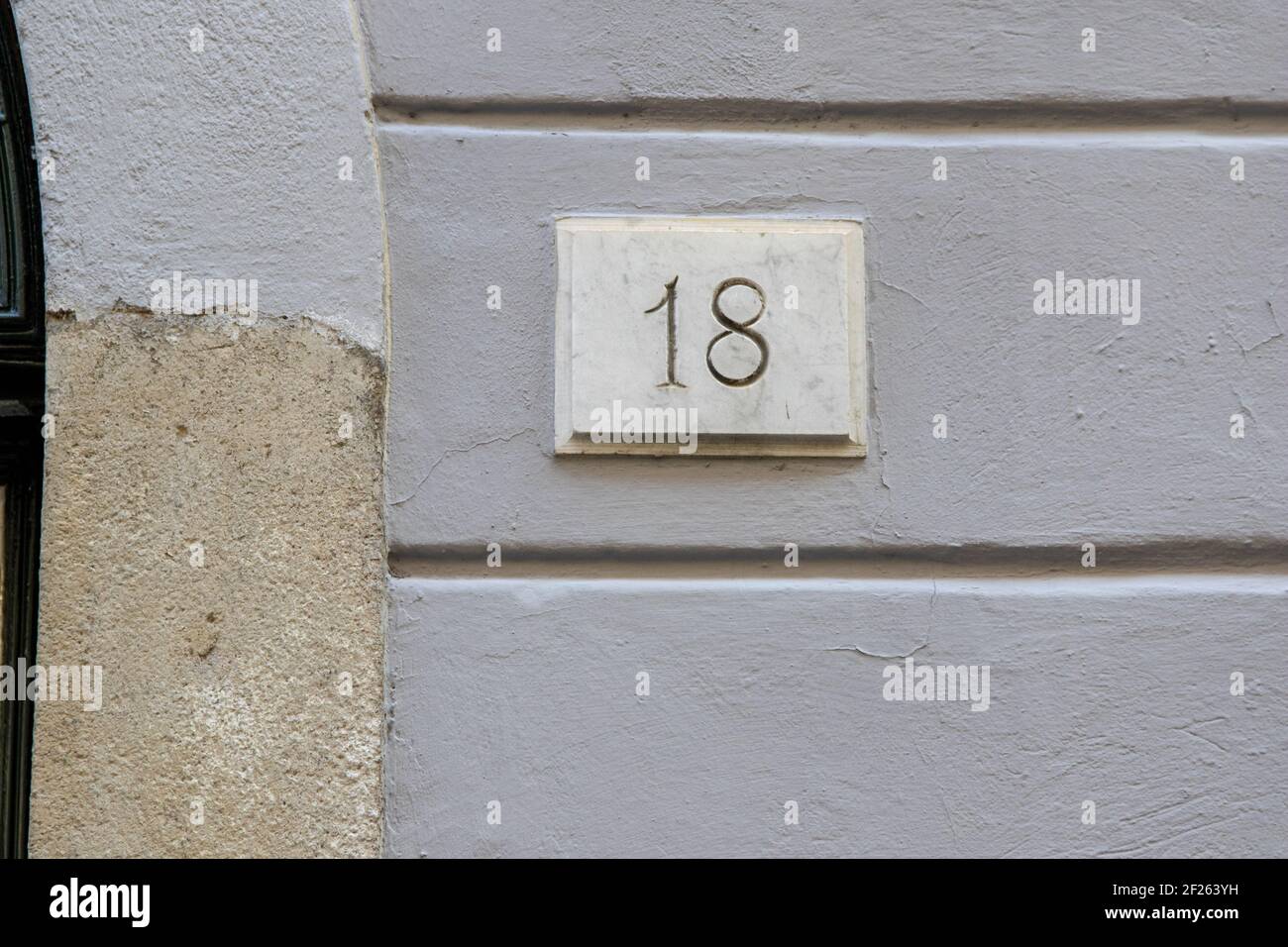 18 number plate hi-res stock photography and images - Alamy