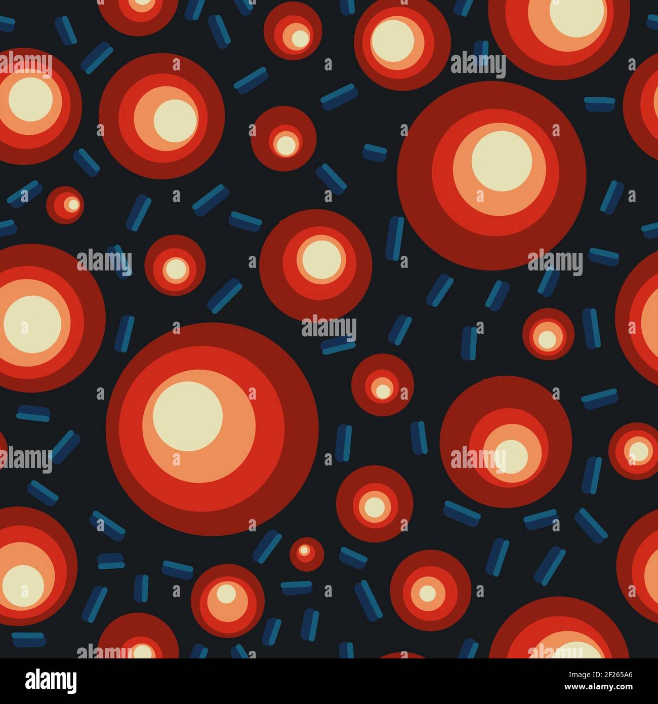 A seamless wallpaper background with many circular shapes Stock Photo ...