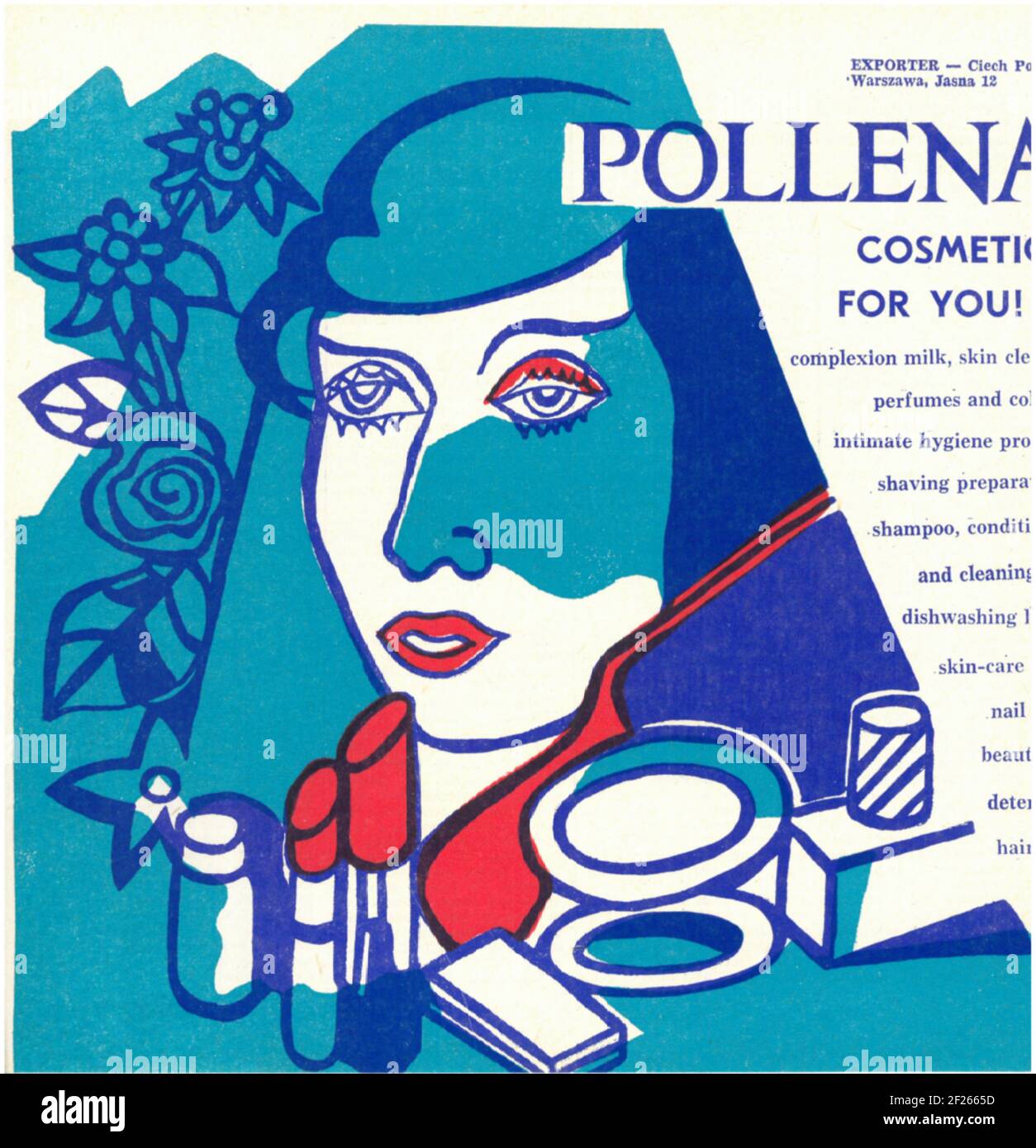 Reklama kosmetykow vintage hi-res stock photography and images - Alamy