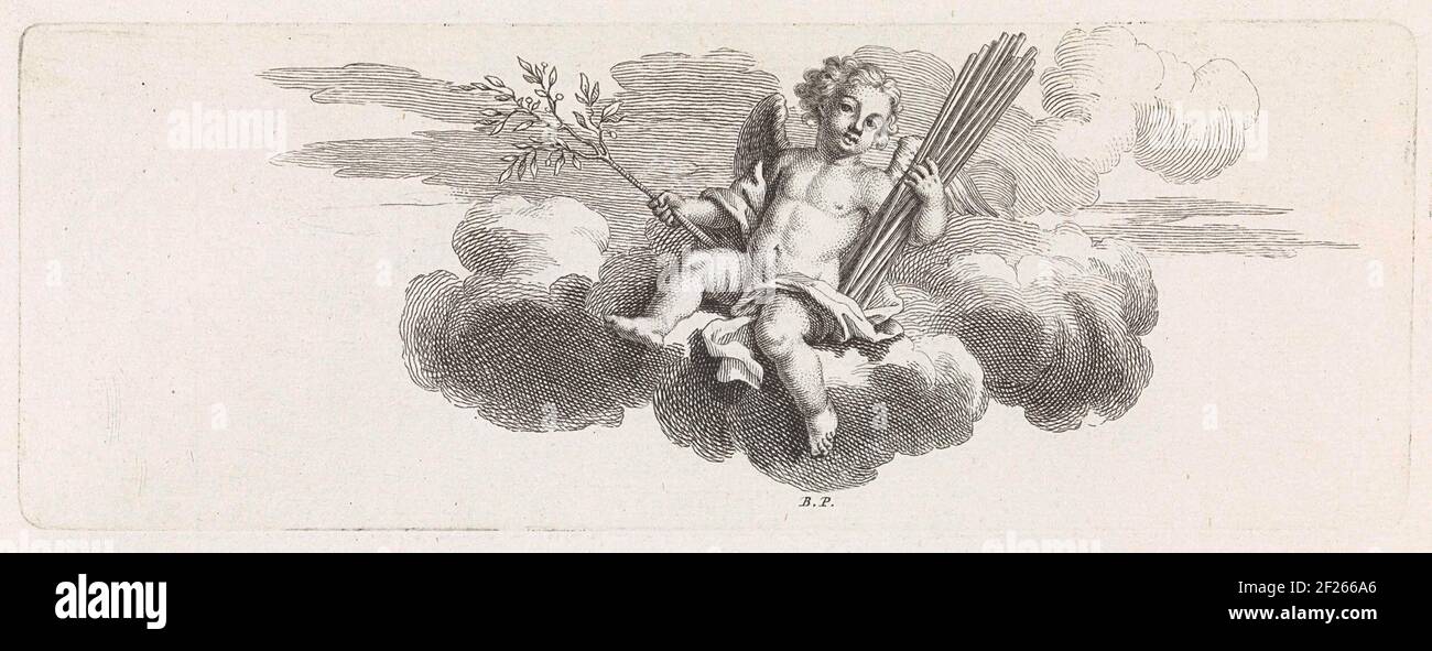 Engel met de bloeiende staf van Aäron, Dood van Aäron en Wierookvat ...