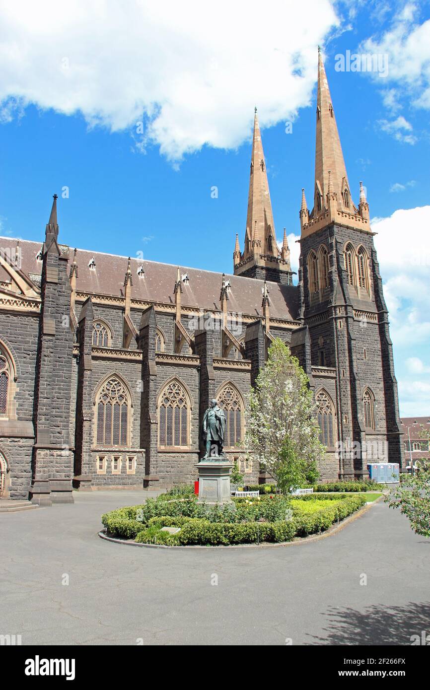 saint-patrick cathedral in melbourne (australia Stock Photo - Alamy