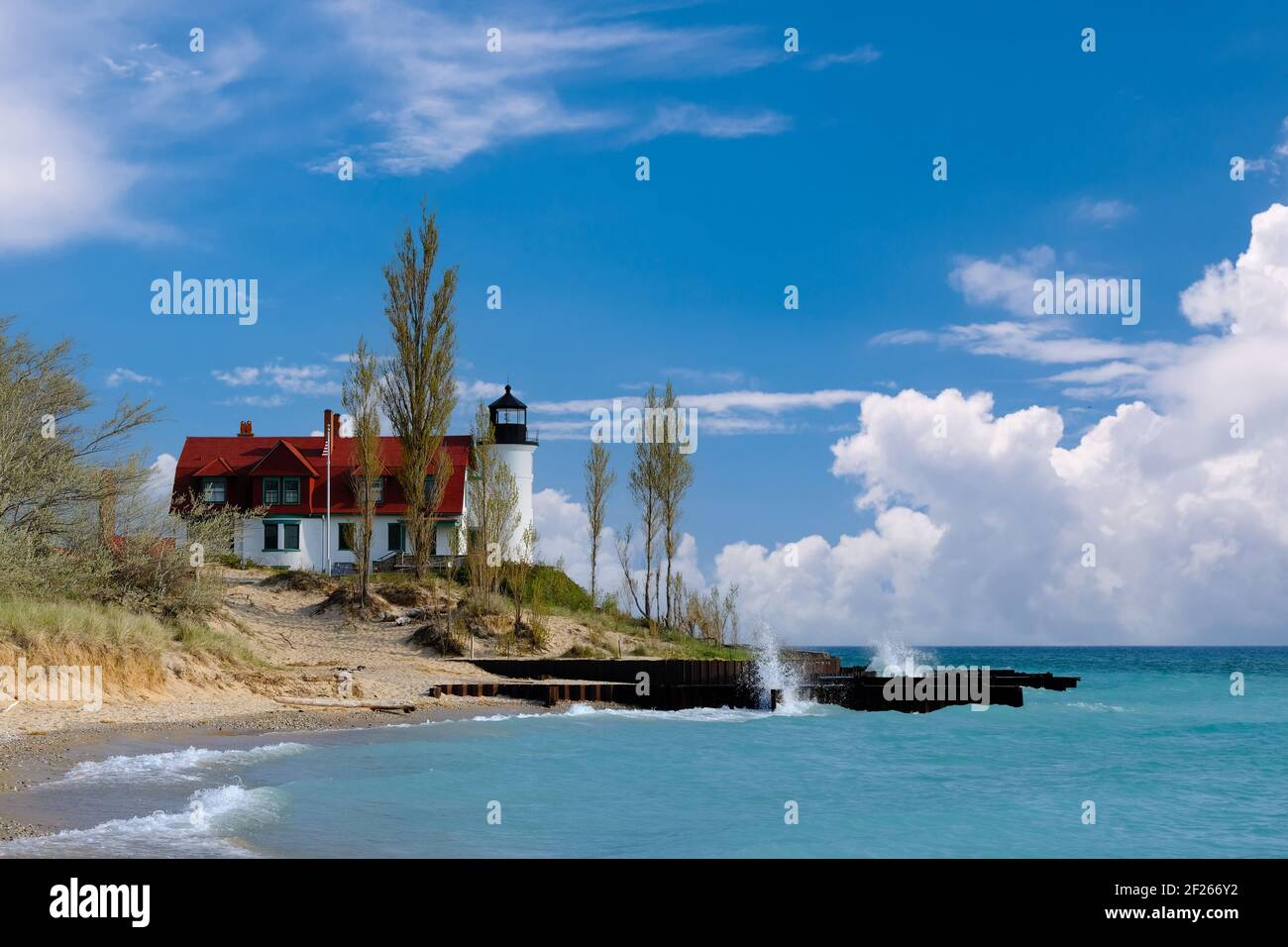 Point betsie light hi-res stock photography and images - Alamy