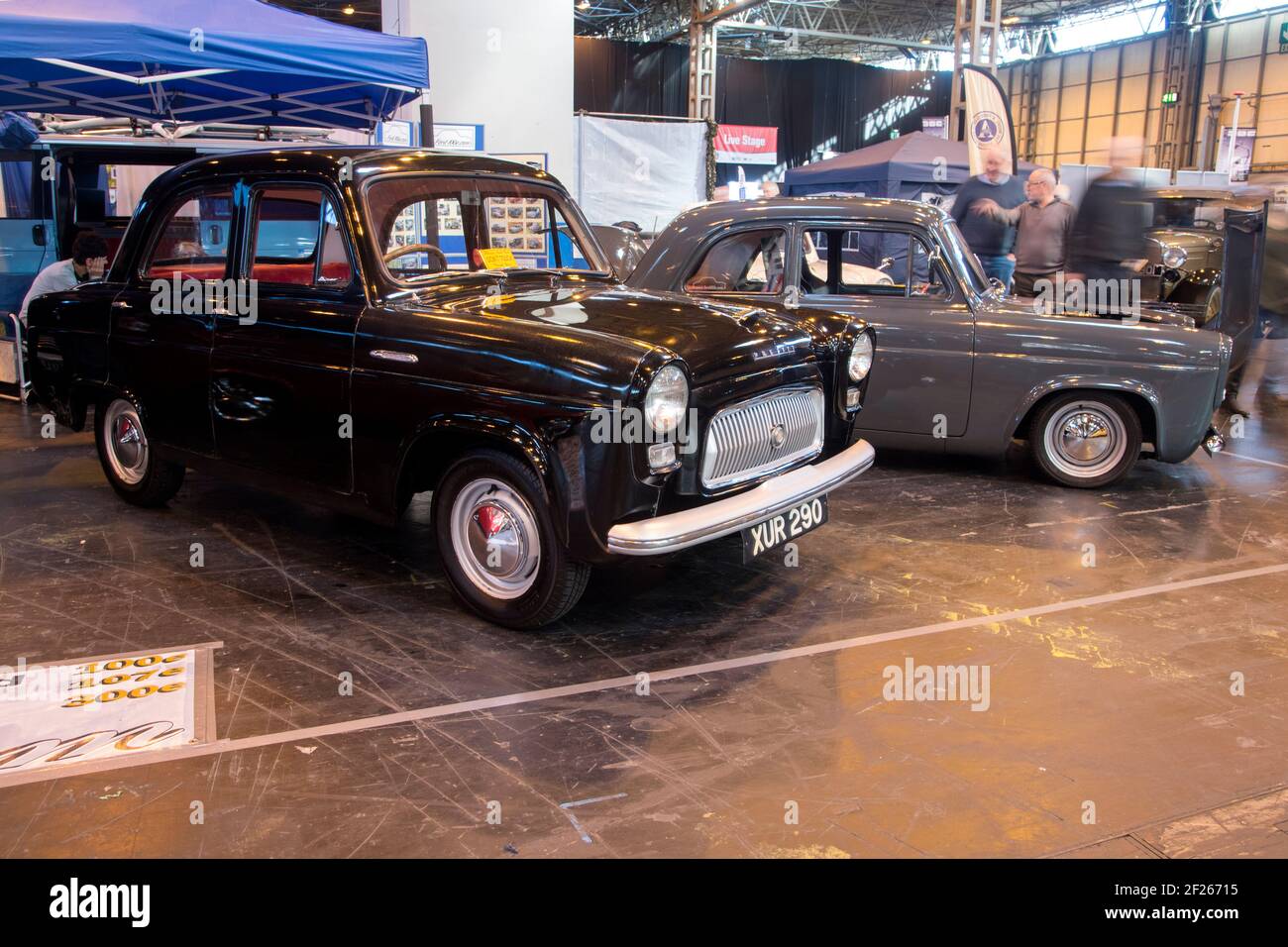 Ford Popular Cars on show at the NEC Classic Car Show, UK Stock Photo ...