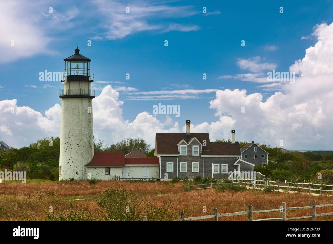 Highland Lighthouse at Cape Cod, built in 1797 Stock Photo - Alamy