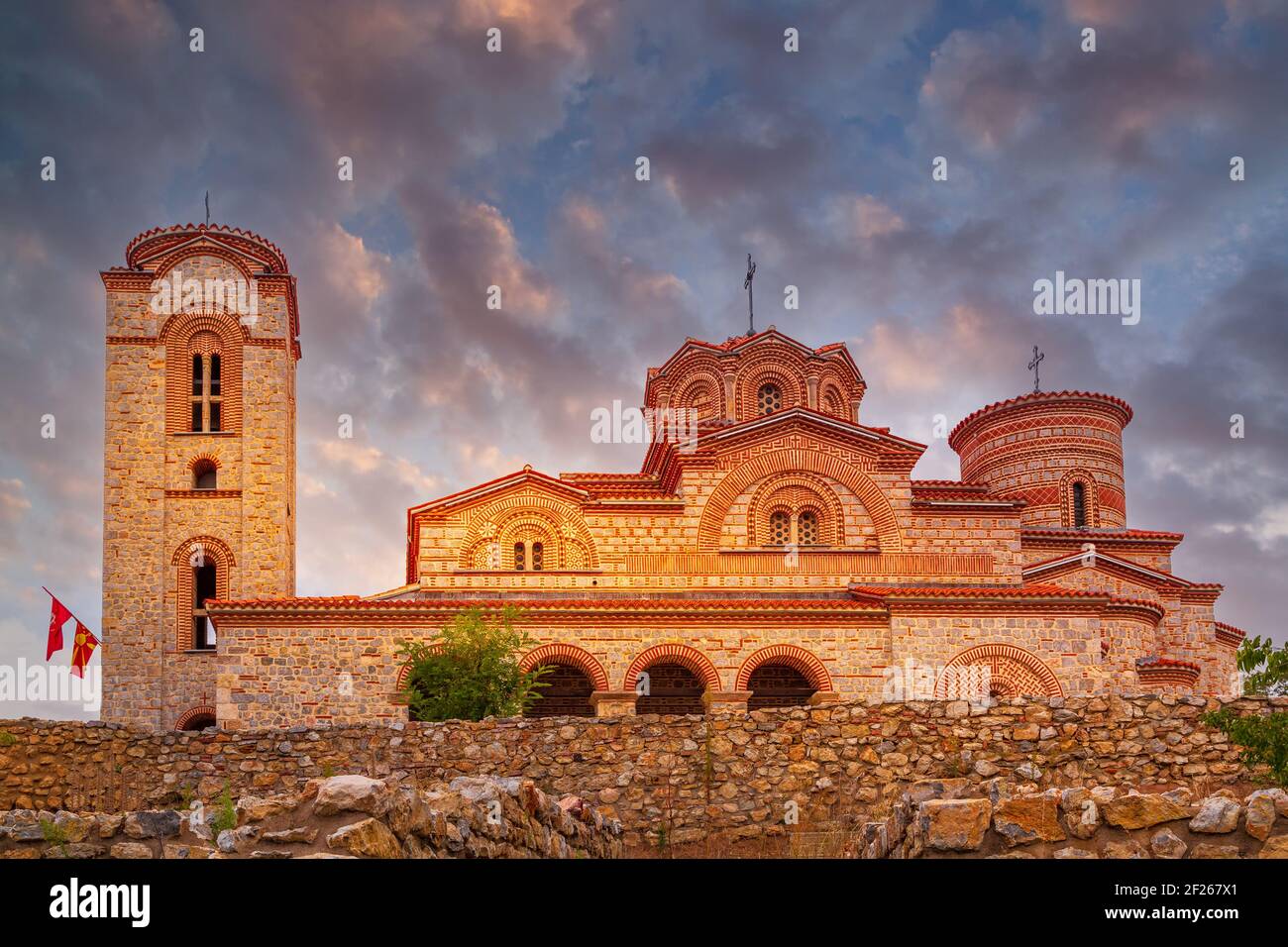 Church, Plaosnik, Ohrid, North Macedonia Stock Photo - Alamy