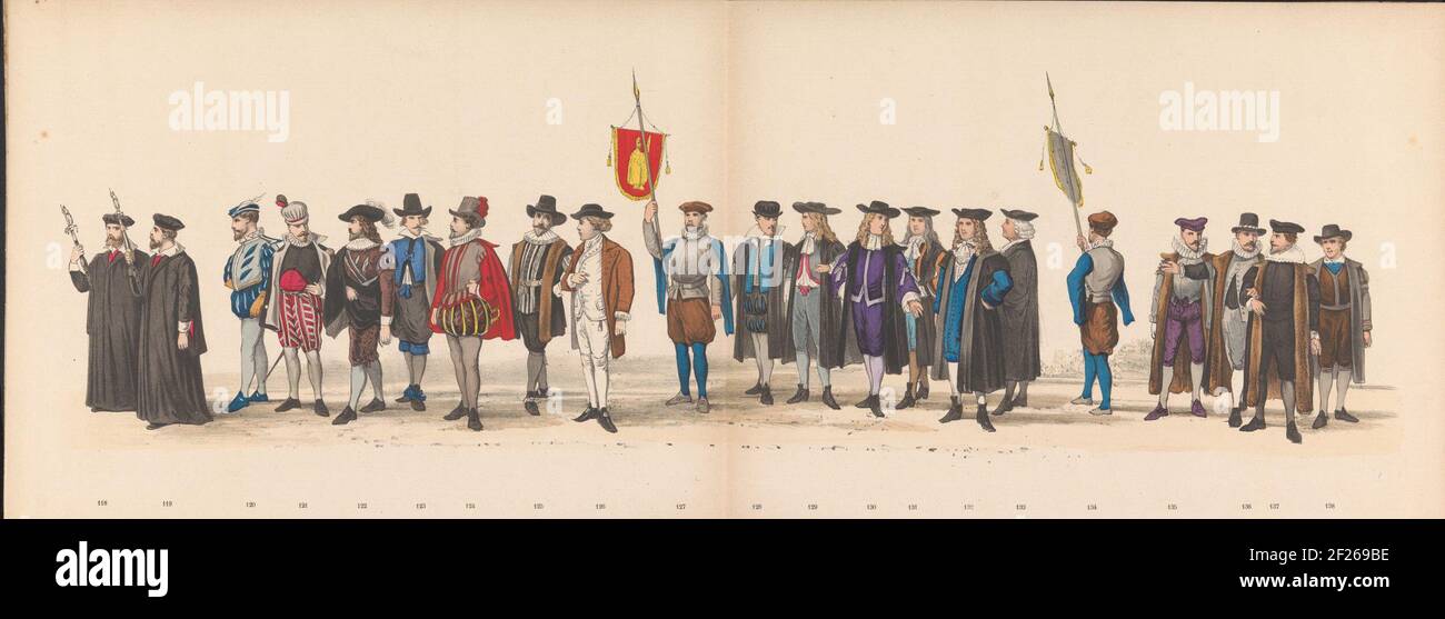 Masquerade of Leiden students, 1875 (plate 8); Masquerade held by the ...