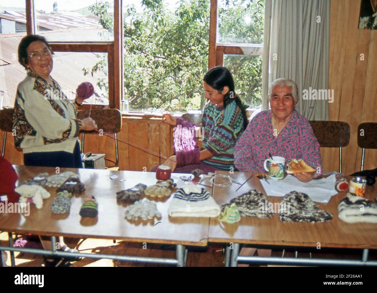 Patagonia Chile. Castro, Chiloé Island (scanned from colorslide Stock ...
