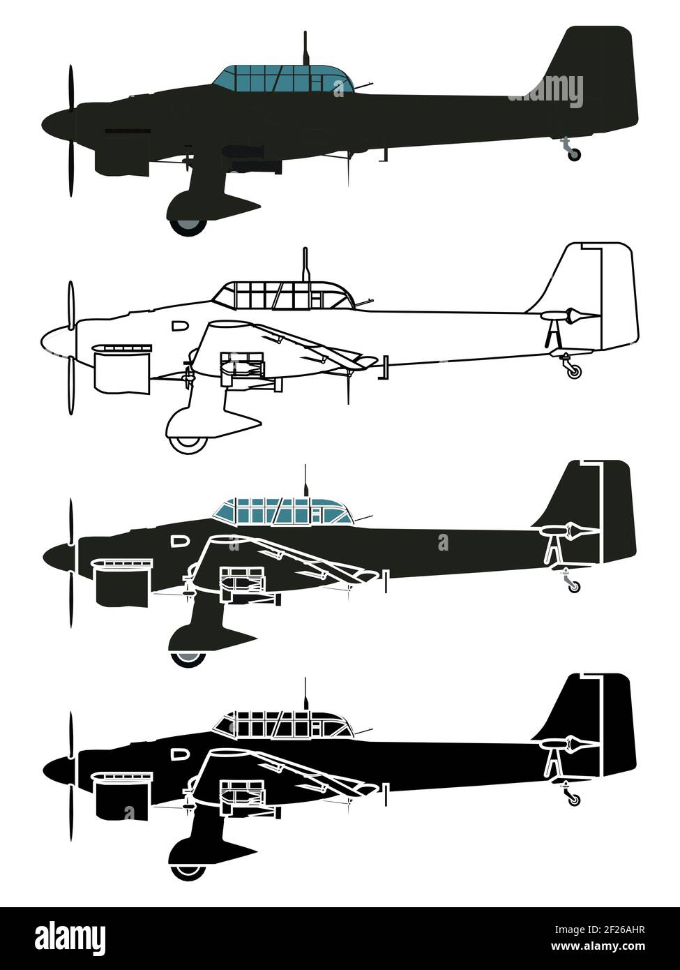 Ju 87 Stuka Stock Vector Images - Alamy
