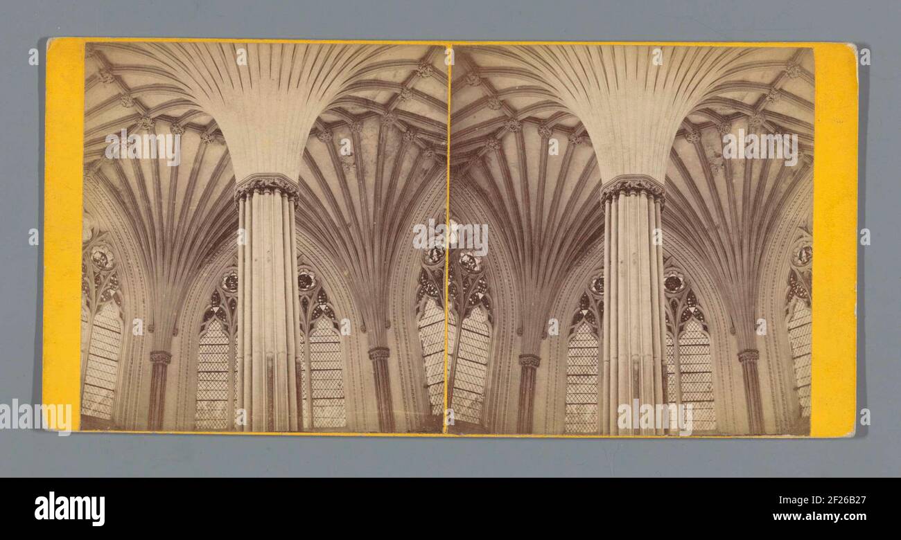 Roof of the chapter hall of the Wells Cathedral; Wells Cathedral Roof ...