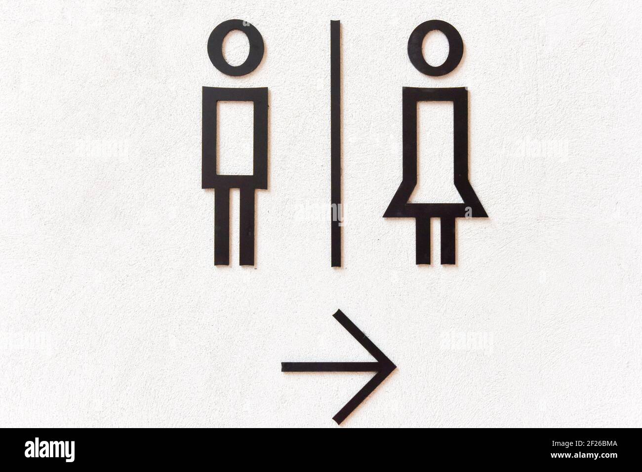 Bathroom sign Thailand Stock Photo - Alamy