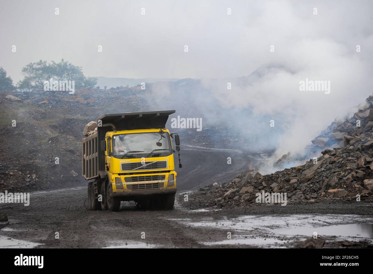 Waste open burning site hi-res stock photography and images - Alamy