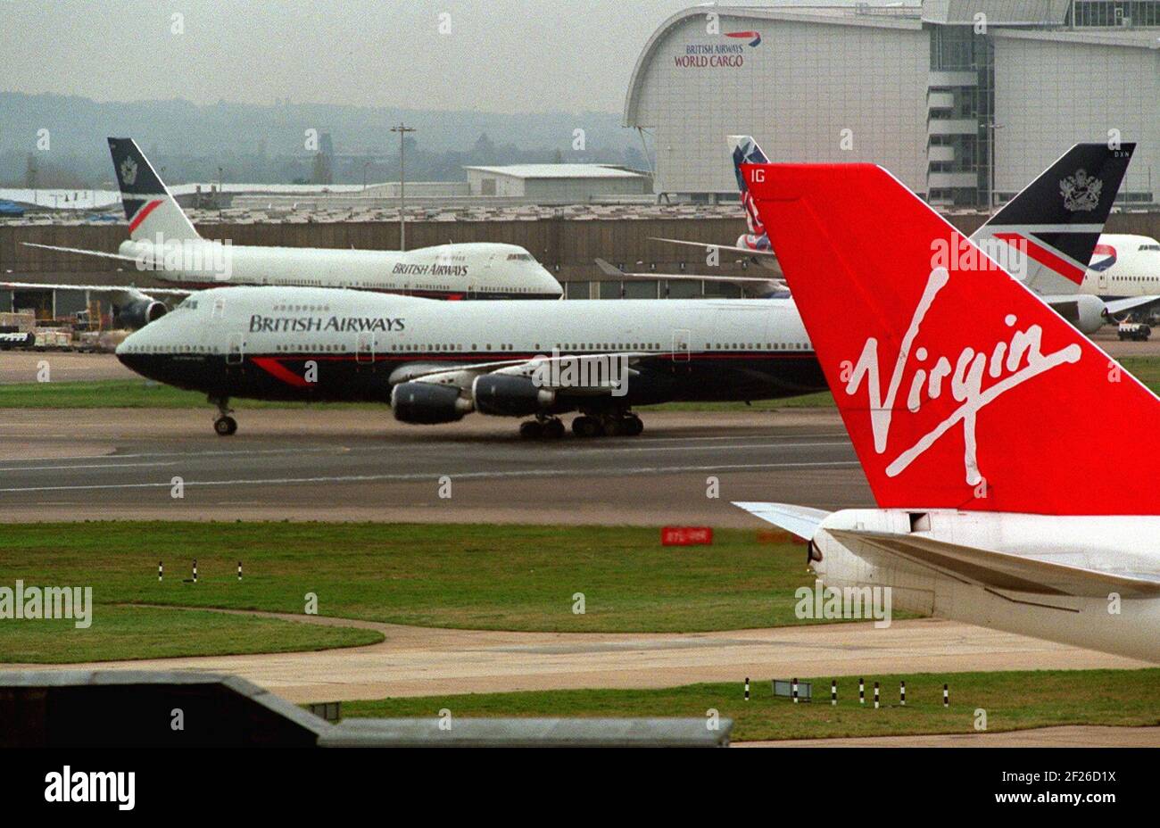 Heathrow Airport June 2001 A British Airways Boeing 747 jumbo Nov 1999 ...