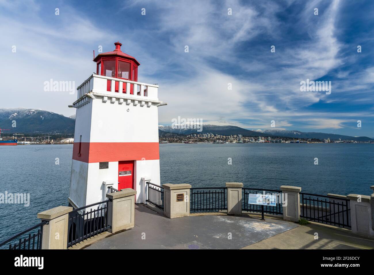 Brockton point lighthouse stanley park hi-res stock photography and ...