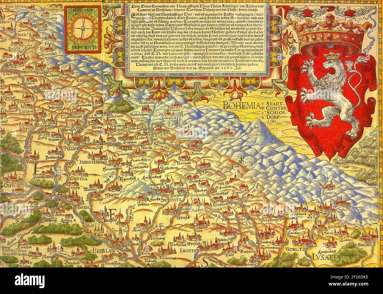 Old silesia map hi-res stock photography and images - Alamy