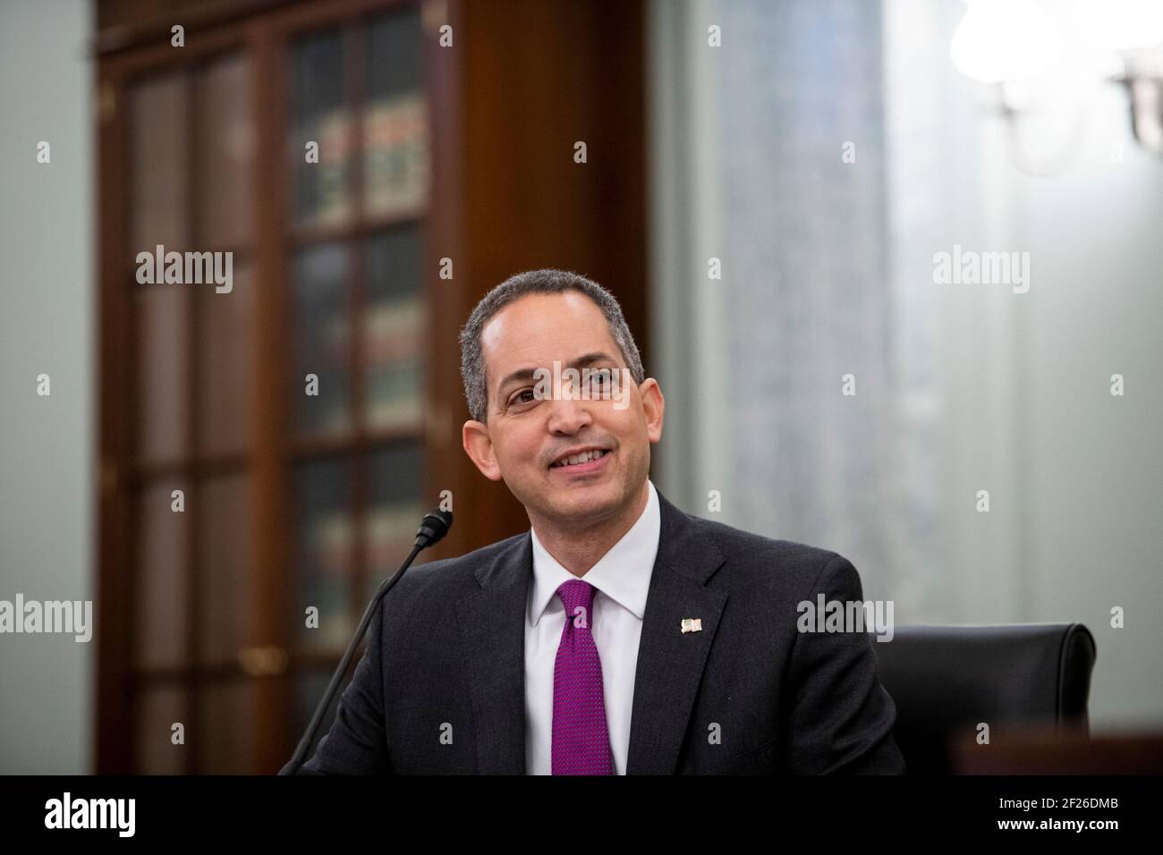 Donet Dominic Graves, Jr., appears before a Senate Committee on ...