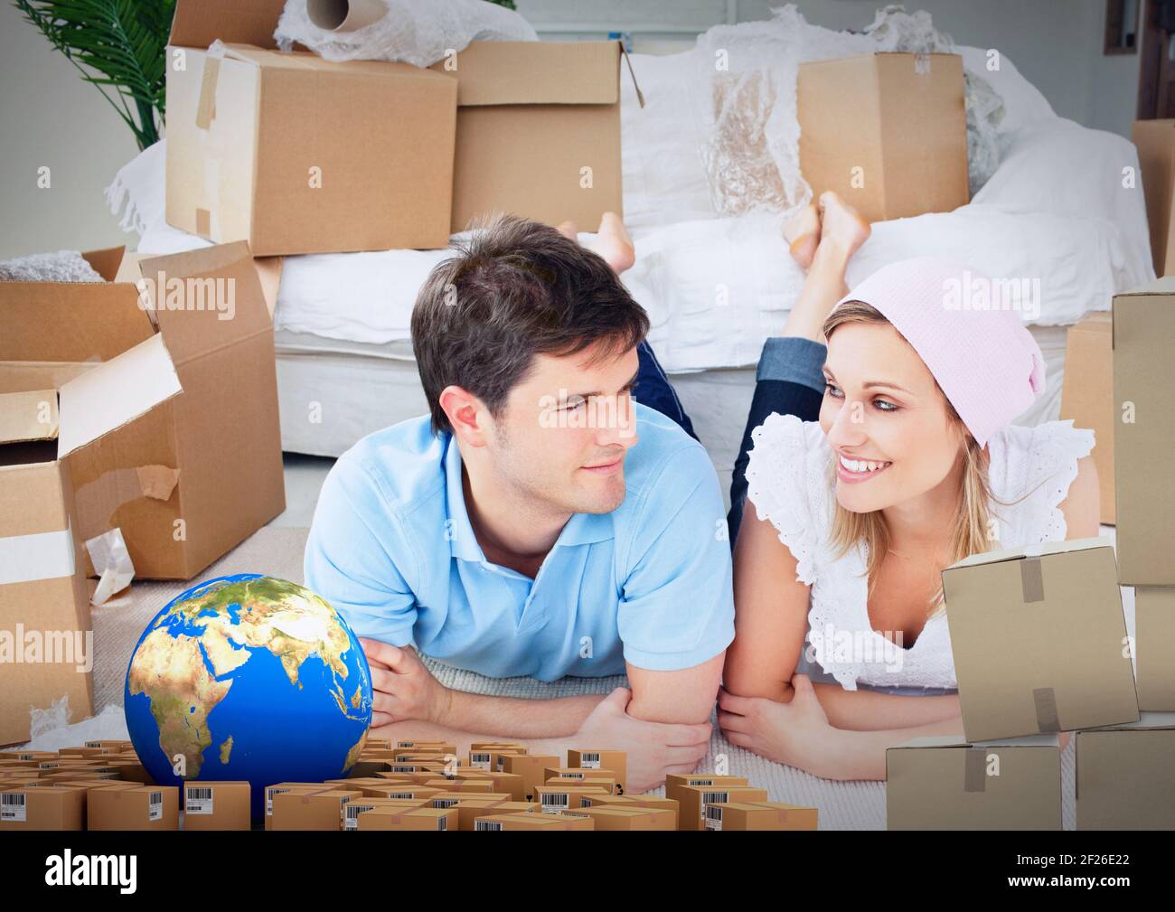 Taking boxes hi-res stock photography and images - Alamy