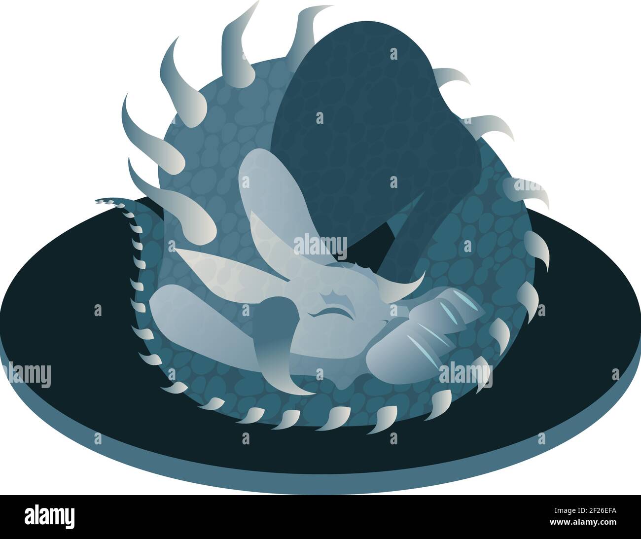 Hybrid dragon dog Stock Vector Images - Alamy