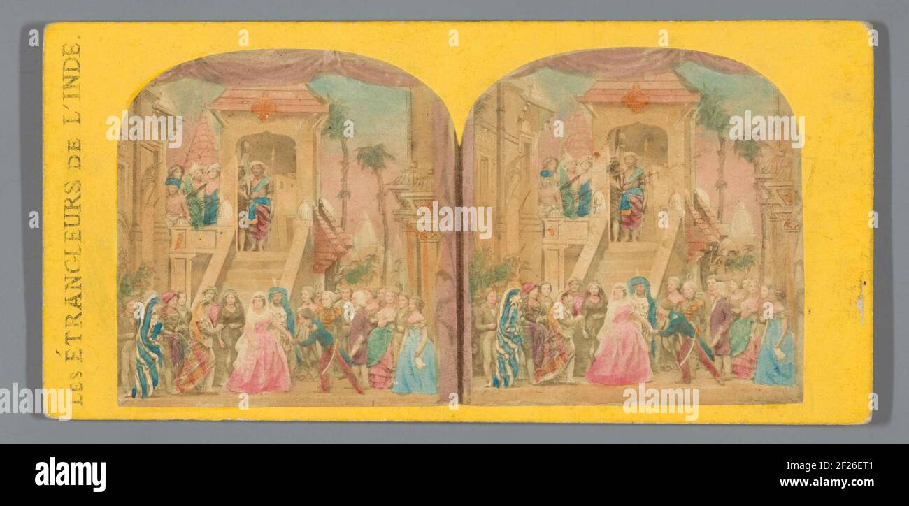 Scene Table-Top: Scene from play Stock Photo - Alamy