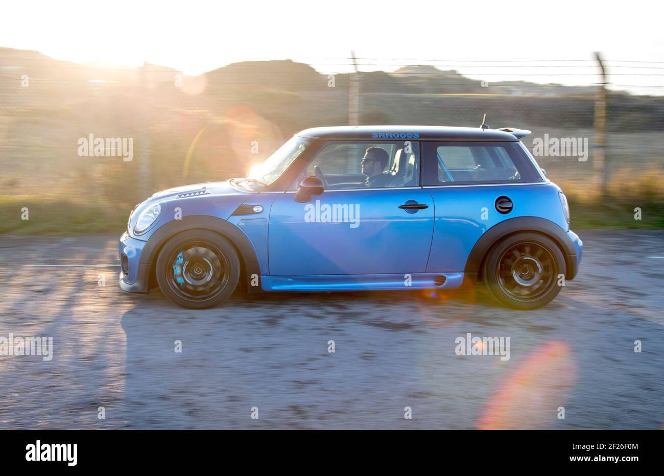 Modified R56 Mini Cooper S compact British hot hatch car Stock Photo ...
