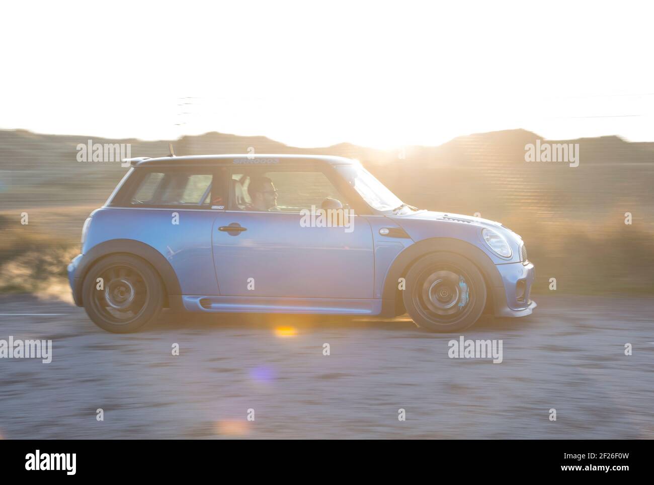 Modified R56 Mini Cooper S compact British hot hatch car Stock Photo ...