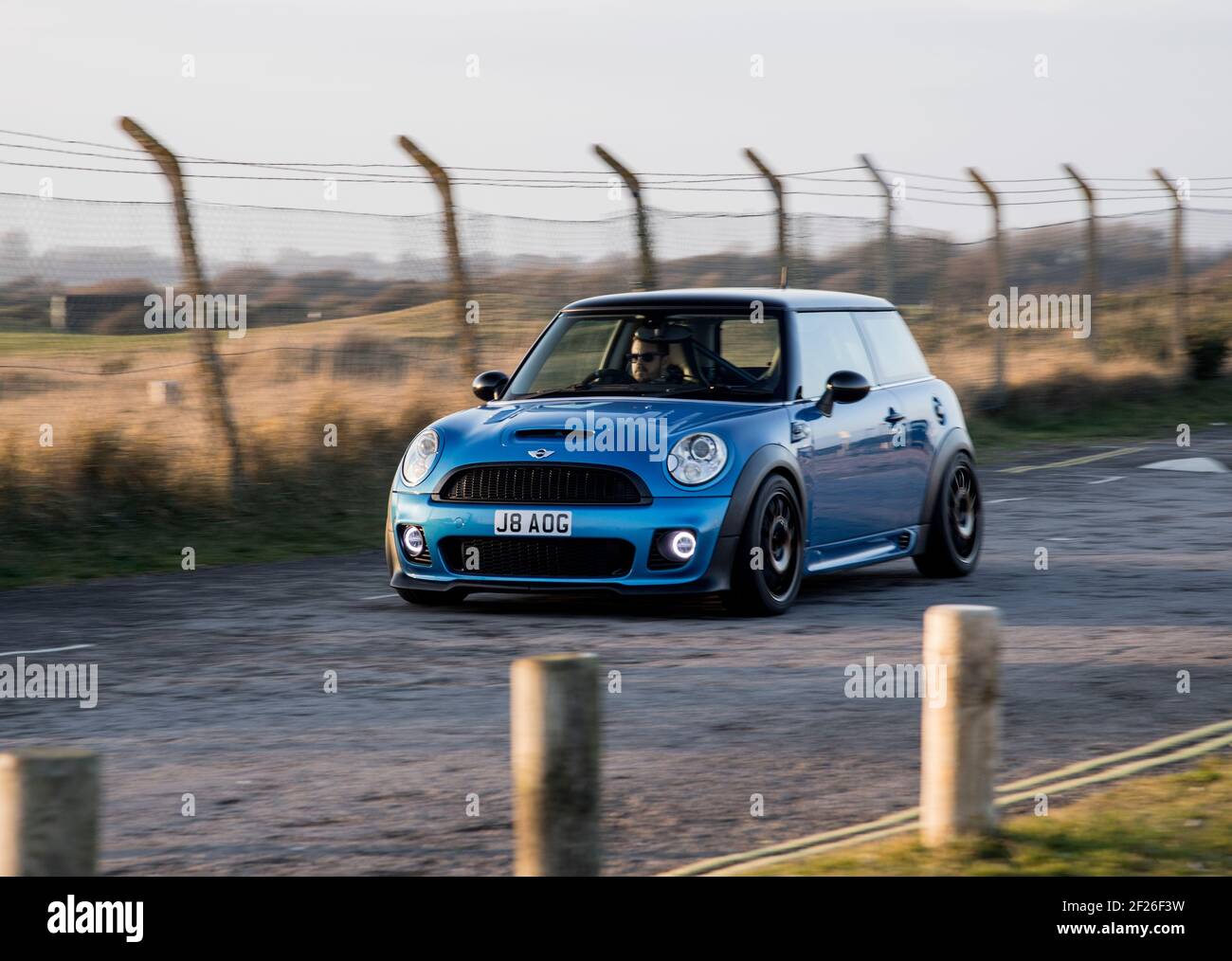 Modified R56 Mini Cooper S compact British hot hatch car Stock Photo ...