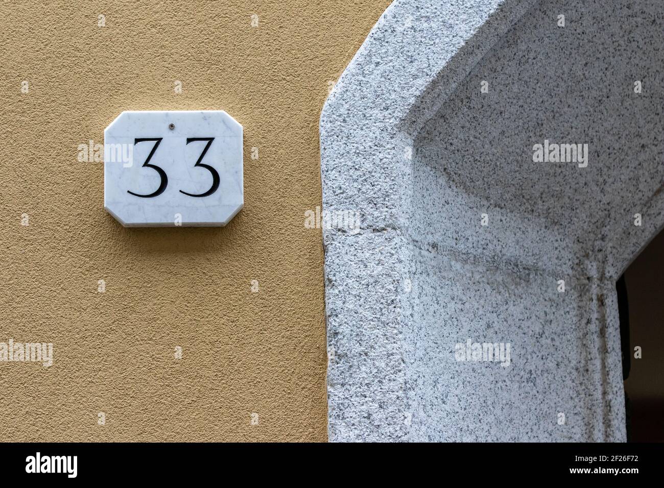 Decorative number 33 isolated hi-res stock photography and images - Alamy