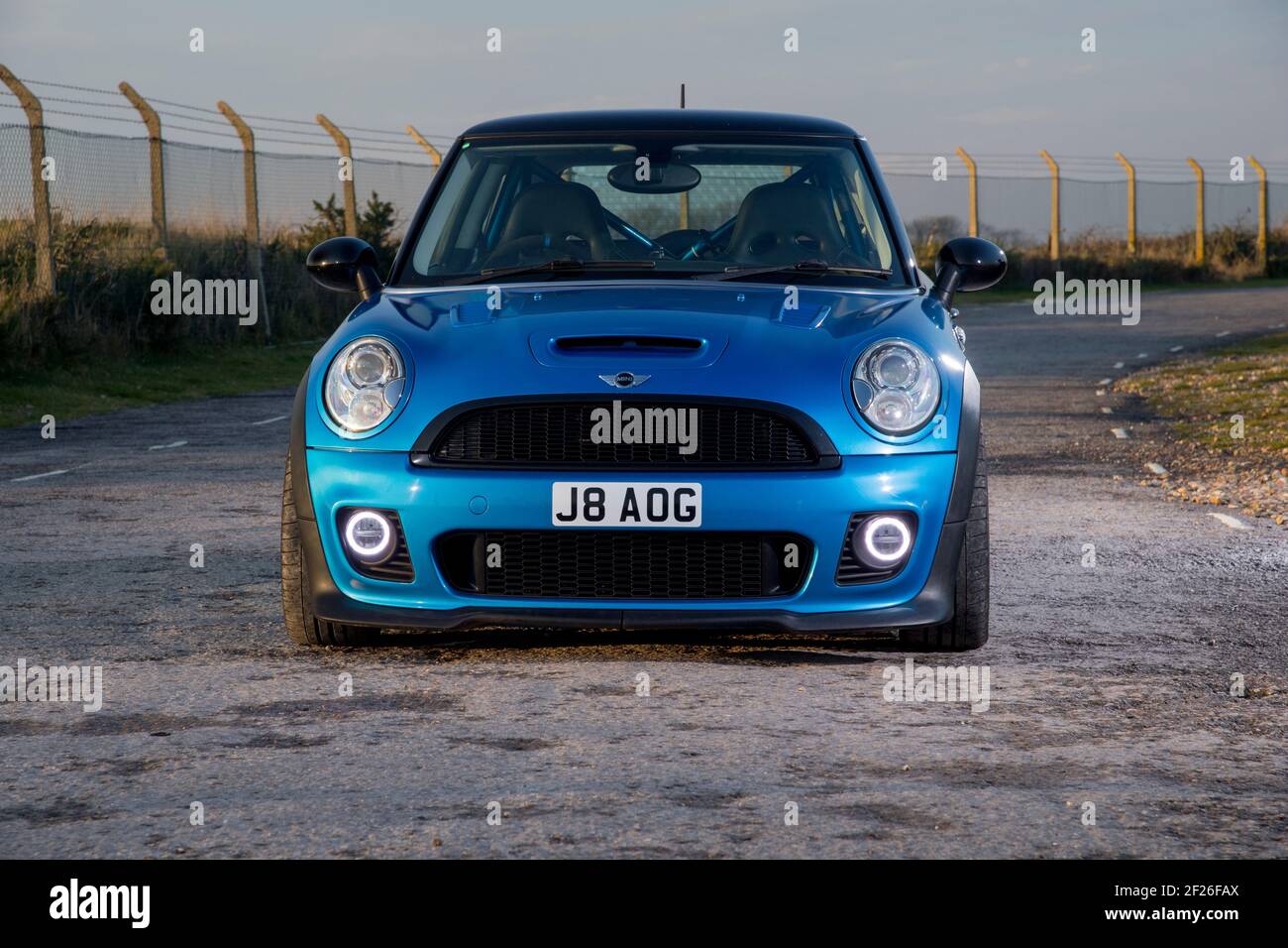 Modified R56 Mini Cooper S compact British hot hatch car Stock Photo ...