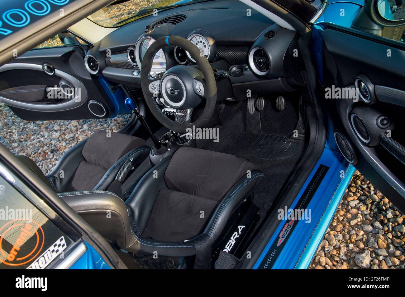 Modified R56 Mini Cooper S compact British hot hatch car Stock Photo ...