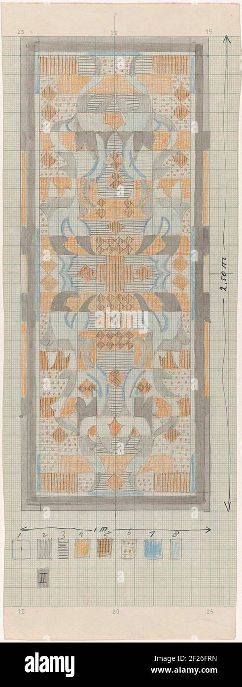 Design for a garment with geometric motifs Stock Photo - Alamy