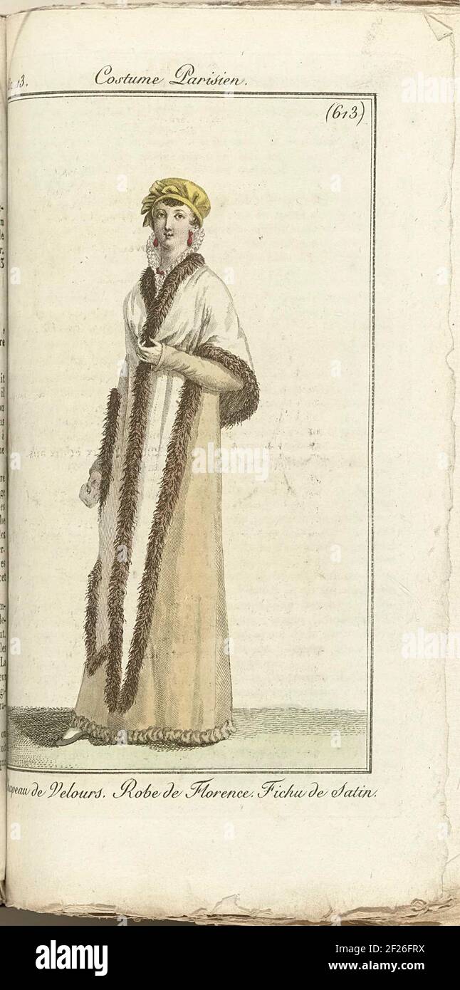 Ladies and modes newspaper, Parisian costume, 1805, year 13 (613 ...