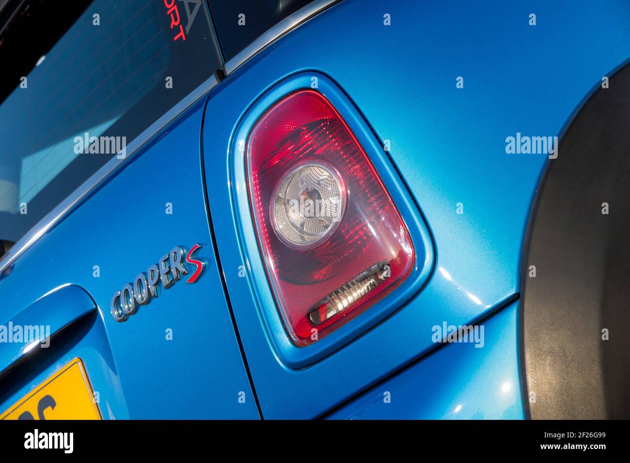 Modified R56 Mini Cooper S compact British hot hatch car Stock Photo ...